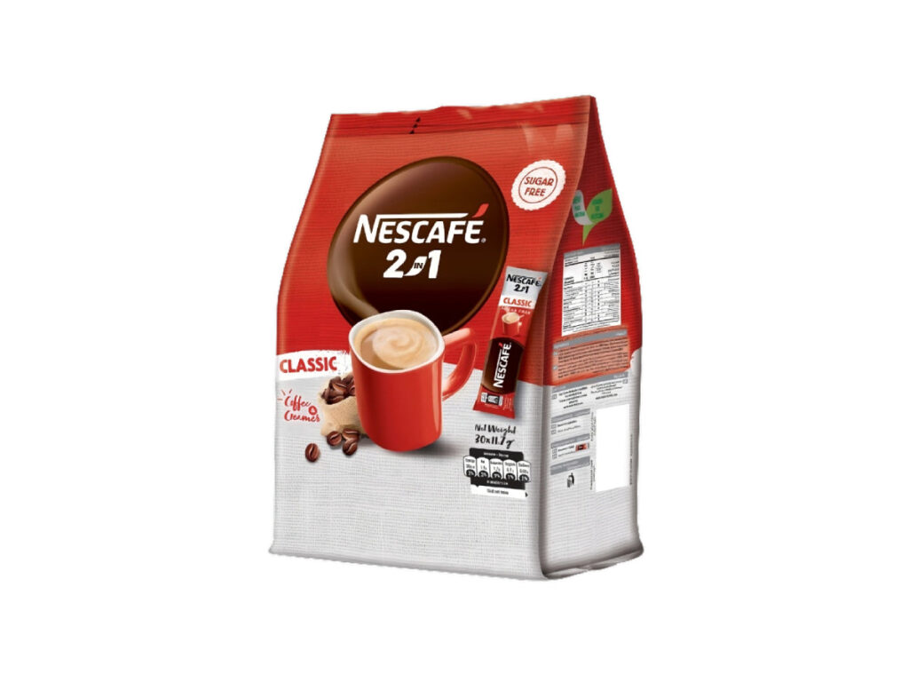 Nescafe 2-In-1 Sugar-Free Instant Coffee Mix 11.7g Pack of 30 – AL ...