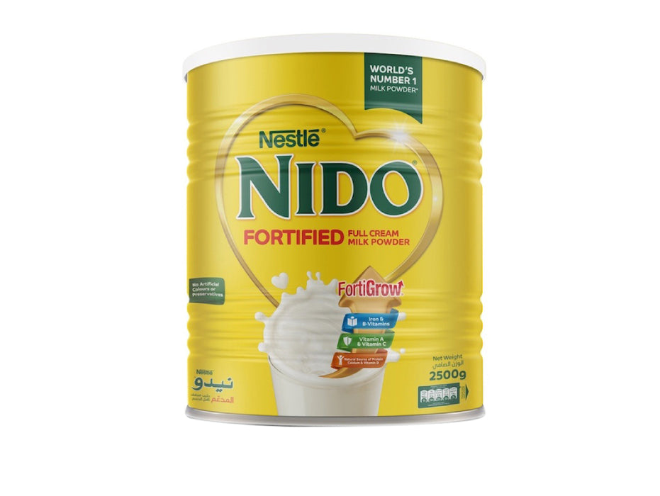Nestle Nido Fortified Full Cream Milk Powder 2500g – AL Raziq Office ...